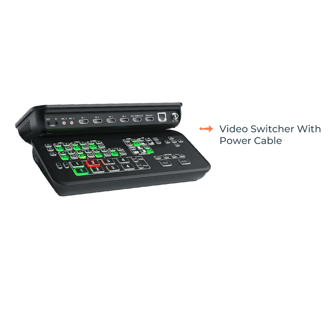 Best 4 Channel Video Switcher Rent in Hyderabad | 4K Quality